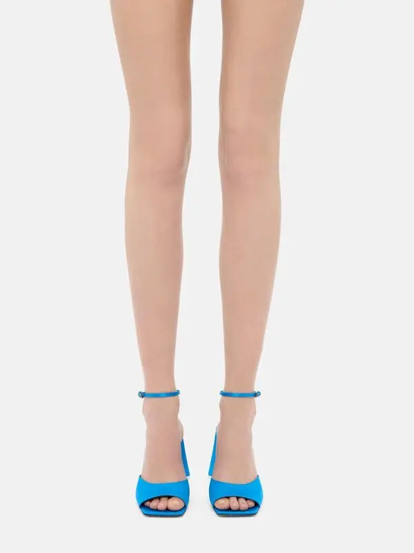 Attico Piper Open-toe High-heeled Sandals With Ankle Strap - Blue