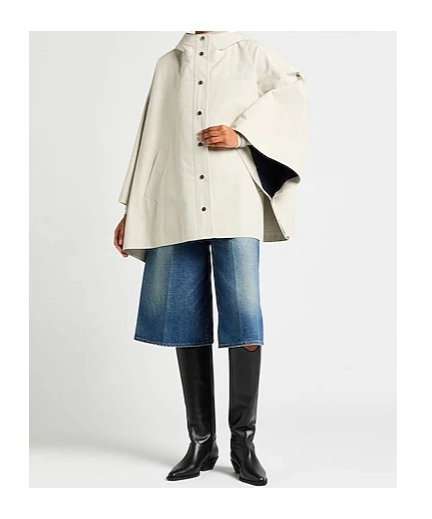 Brunello Cucinelli Cape-style Coat With Hood