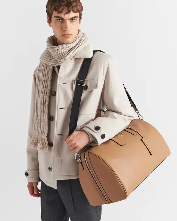 Prada Saffiano Leather Travel Bag
