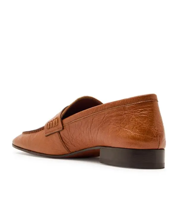 Dries Van Noten Leather Loafers With Wooden Heels