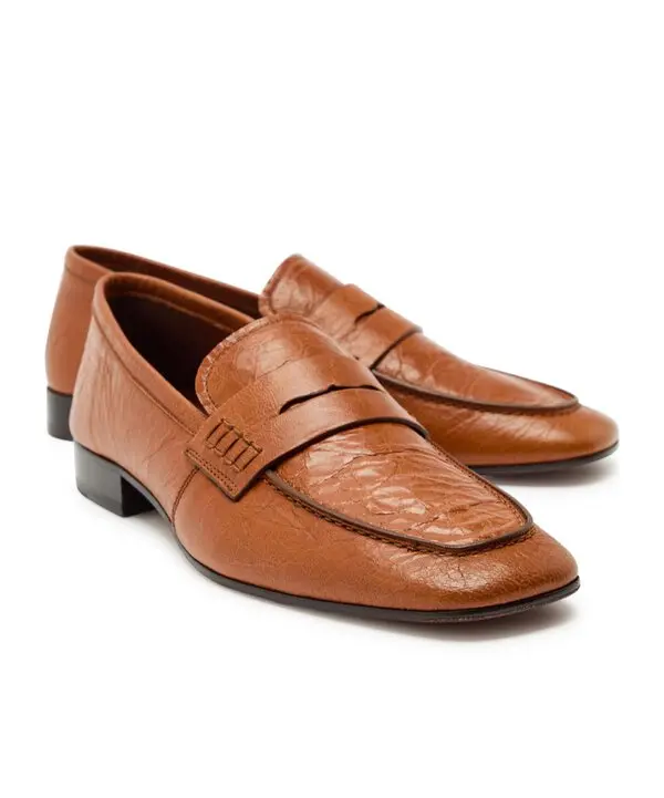 Dries Van Noten Leather Loafers With Wooden Heels