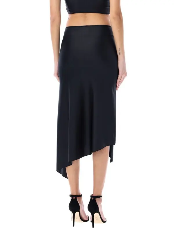 Coperni High-waisted Floral Embellished Skirt