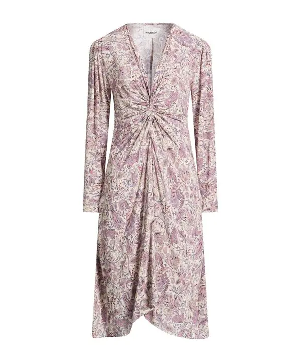 Isabel Marant Étoile Midi Dress With Long Sleeves And V-neck