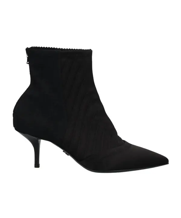 Dolce & Gabbana Solid Color Pointed-toe Ankle Boots