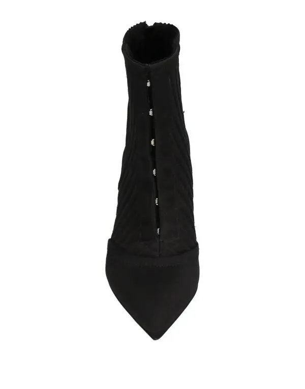 Dolce & Gabbana Solid Color Pointed-toe Ankle Boots