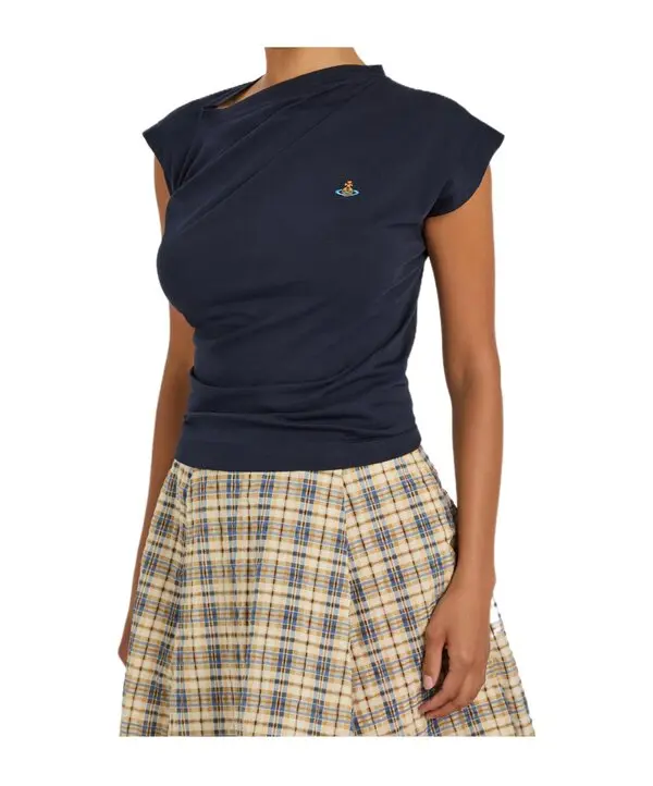 VIVIENNE WESTWOOD Asymmetric Cotton Top