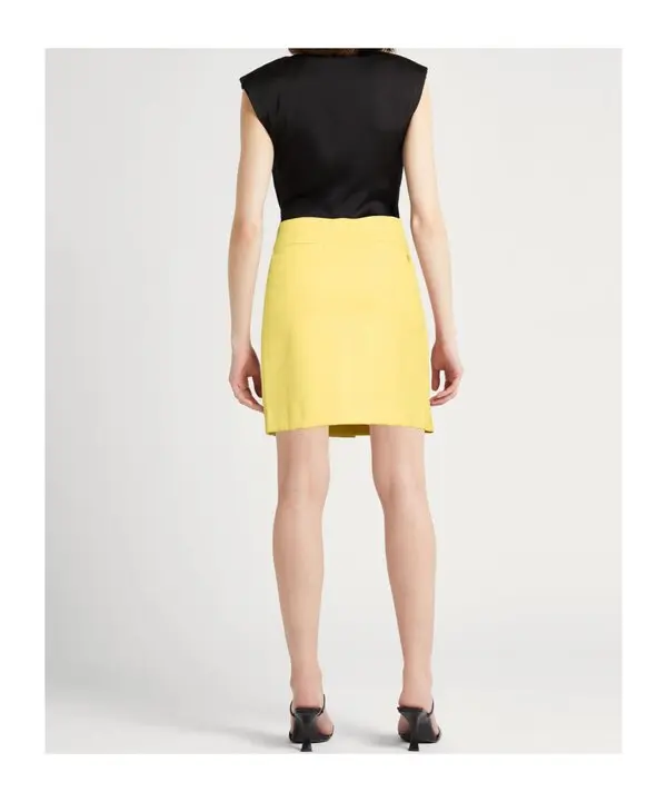 Tory Burch Ruffled Skirt With Snap Button Detail