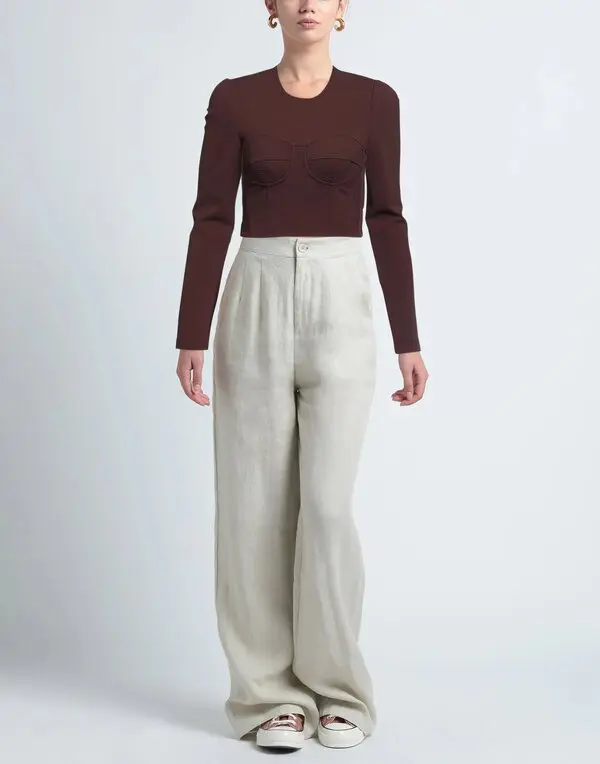 Dolce & Gabbana Solid Color Long Sleeve Top