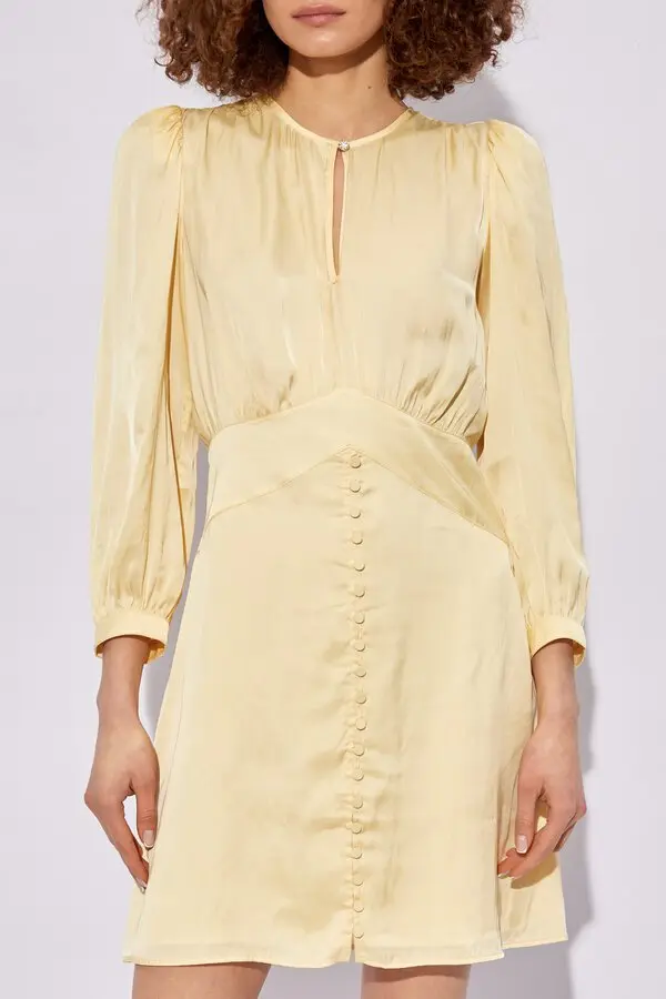 Zadig&Voltaire Rhodri Pleat Detailed Mini Dress