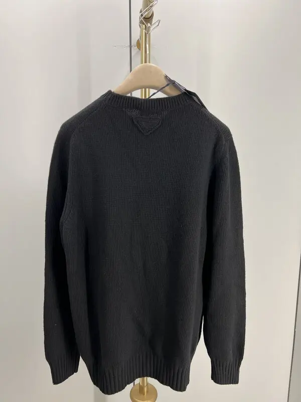 Prada Long-sleeved Crewneck Knitted Jumper