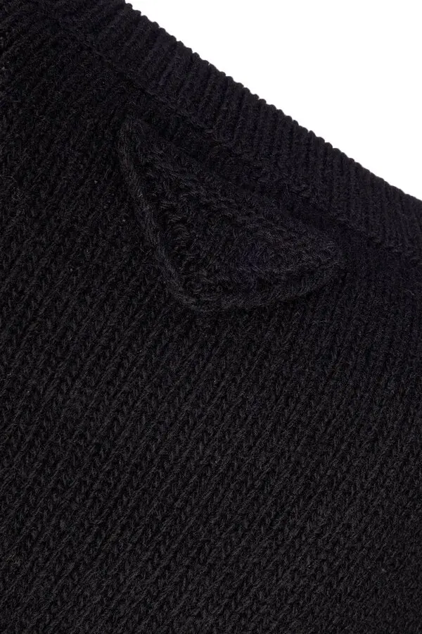 Prada Long-sleeved Crewneck Knitted Jumper