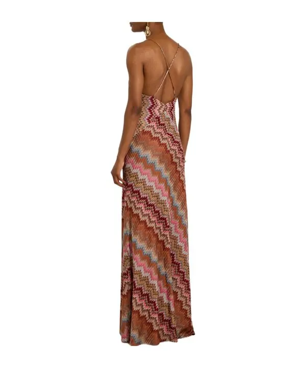 Missoni Snake Print Knit Maxi Dress