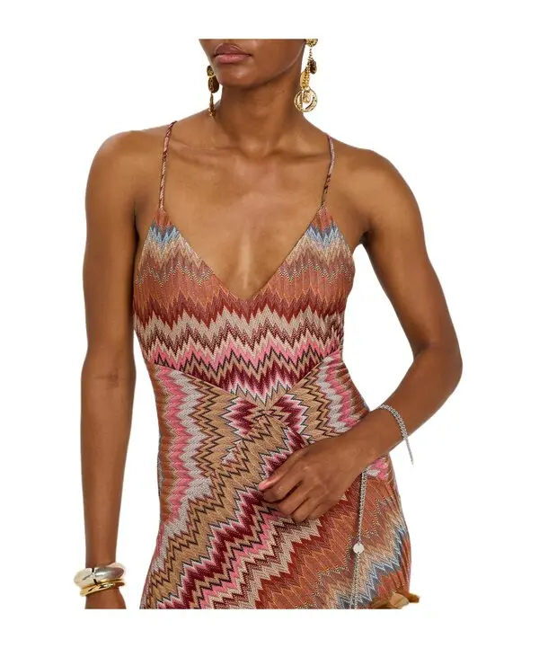 Missoni Snake Print Knit Maxi Dress