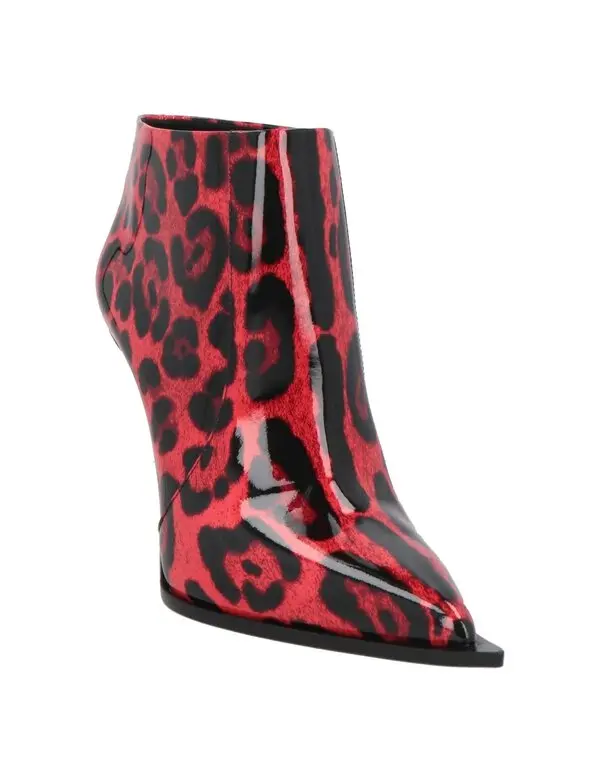 Dolce & Gabbana Leopard Print Ankle Boots