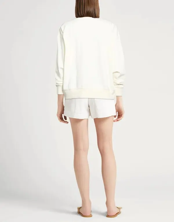 Brunello Cucinelli Minimalist Solid Color Long Sleeve Sweatshirt