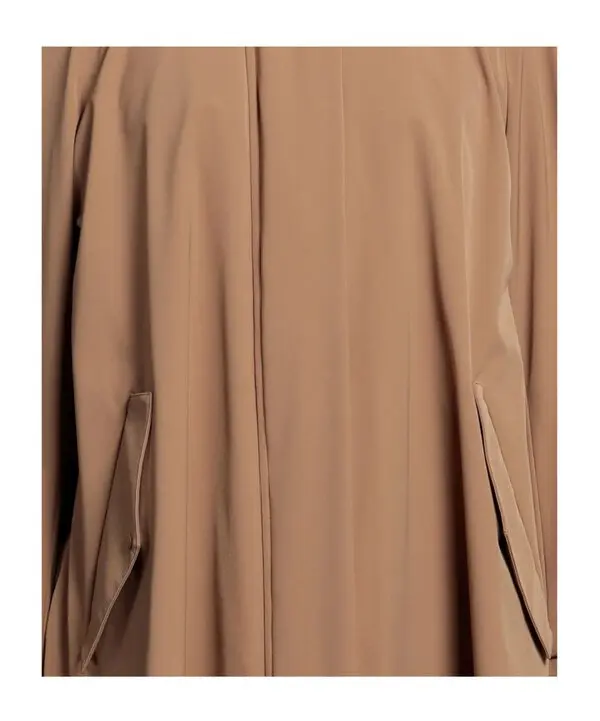 Max Mara Solid Color Long-sleeve Trench Coat