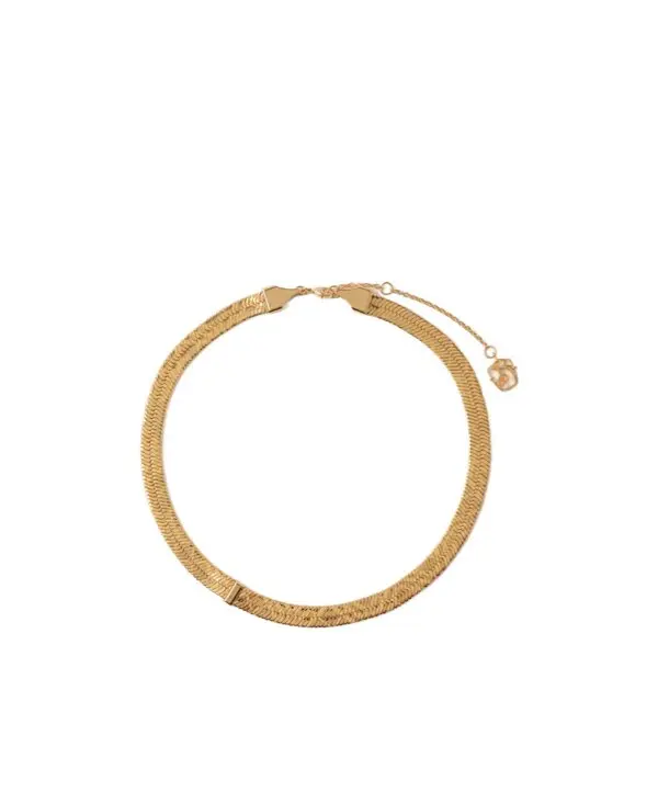 Burberry Engraved Check Necklace