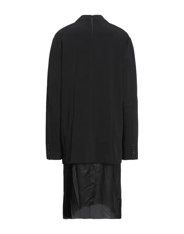 Balenciaga Solid Color Satin Long Sleeve Dress