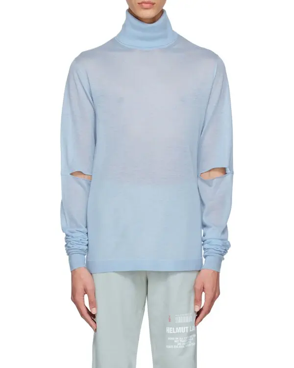 Helmut Lang Cut-out High-neck Sweater
