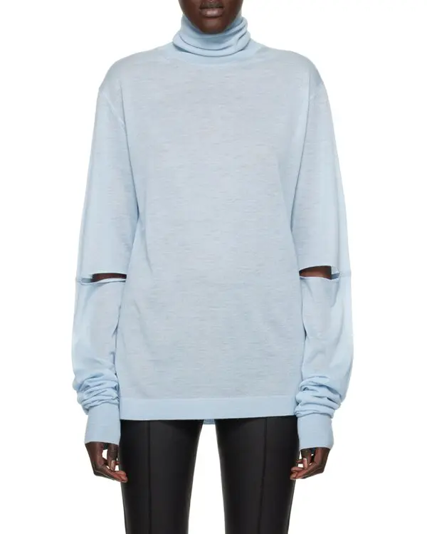 Helmut Lang Cut-out High-neck Sweater