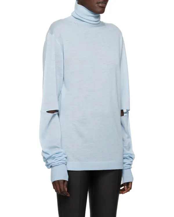 Helmut Lang Cut-out High-neck Sweater