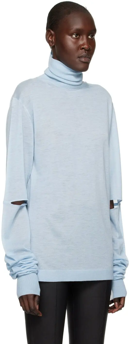 Helmut Lang Cut-out High-neck Sweater