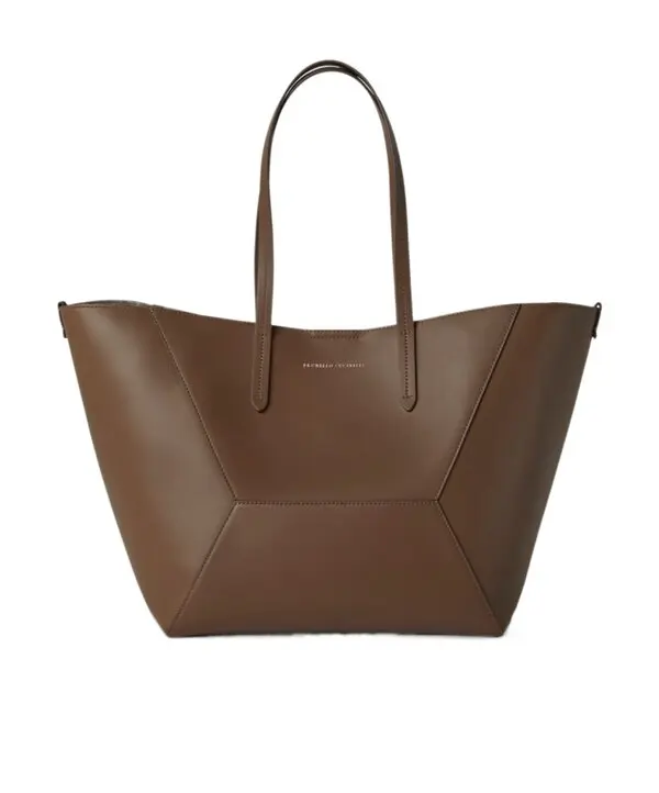 Brunello Cucinelli Monili Shopping Bag - Brown