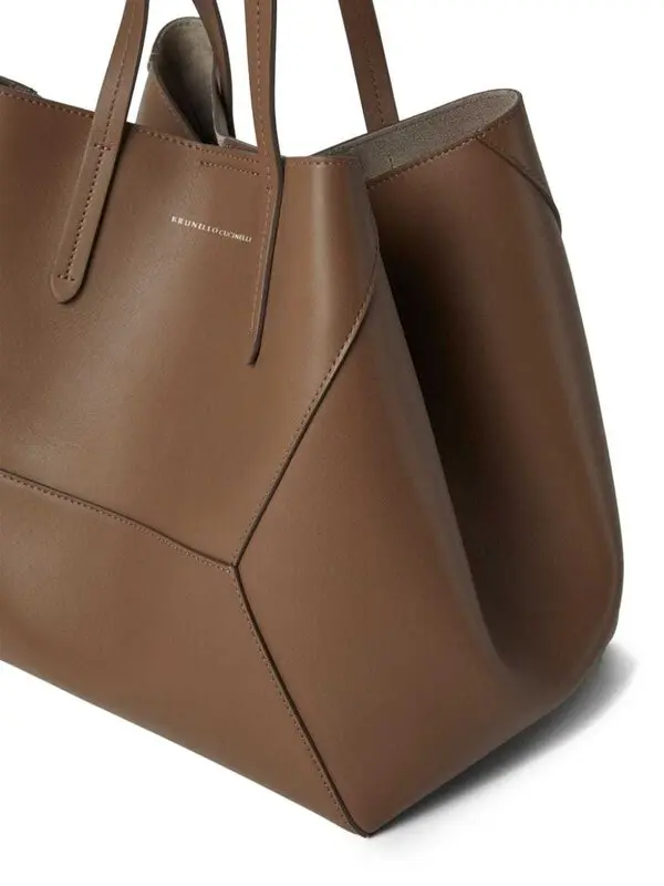 Brunello Cucinelli Monili Shopping Bag - Brown