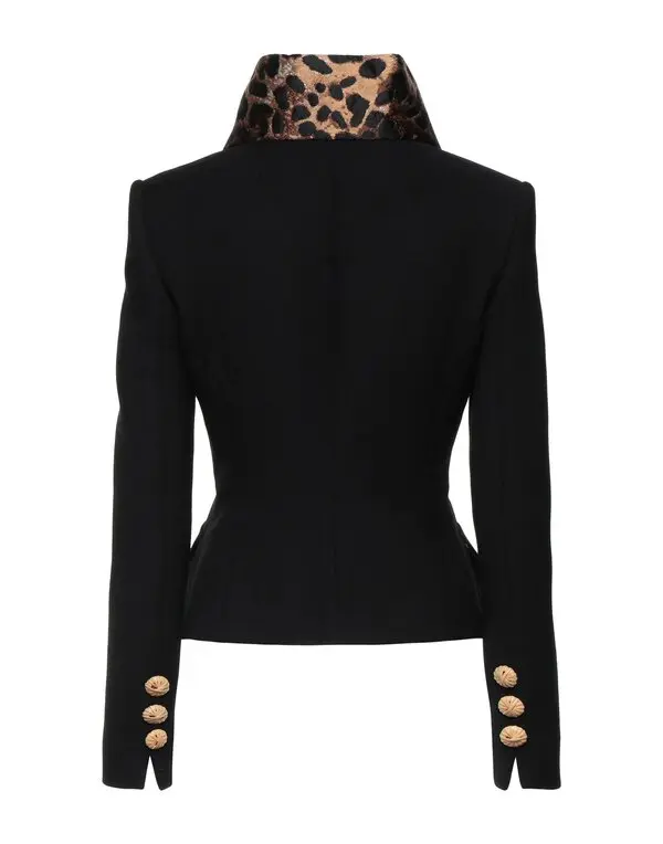 Dolce & Gabbana Leopard Brocade Jacquard Coat