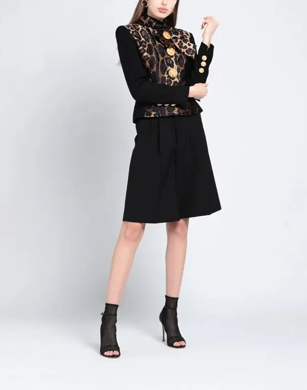 Dolce & Gabbana Leopard Brocade Jacquard Coat
