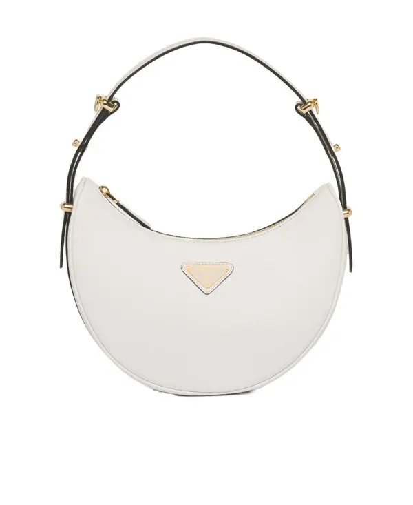 Prada Arqué Small Leather Shoulder Bag