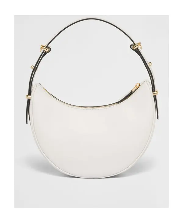 Prada Arqué Small Leather Shoulder Bag