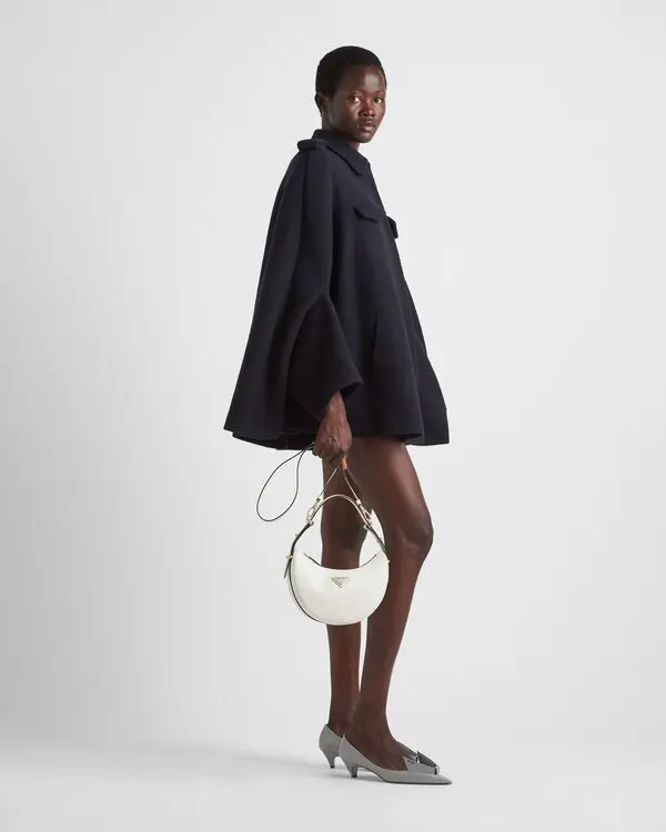 Prada Arqué Small Leather Shoulder Bag