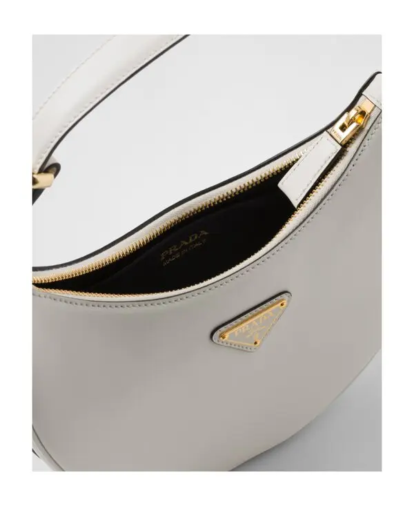 Prada Arqué Small Leather Shoulder Bag