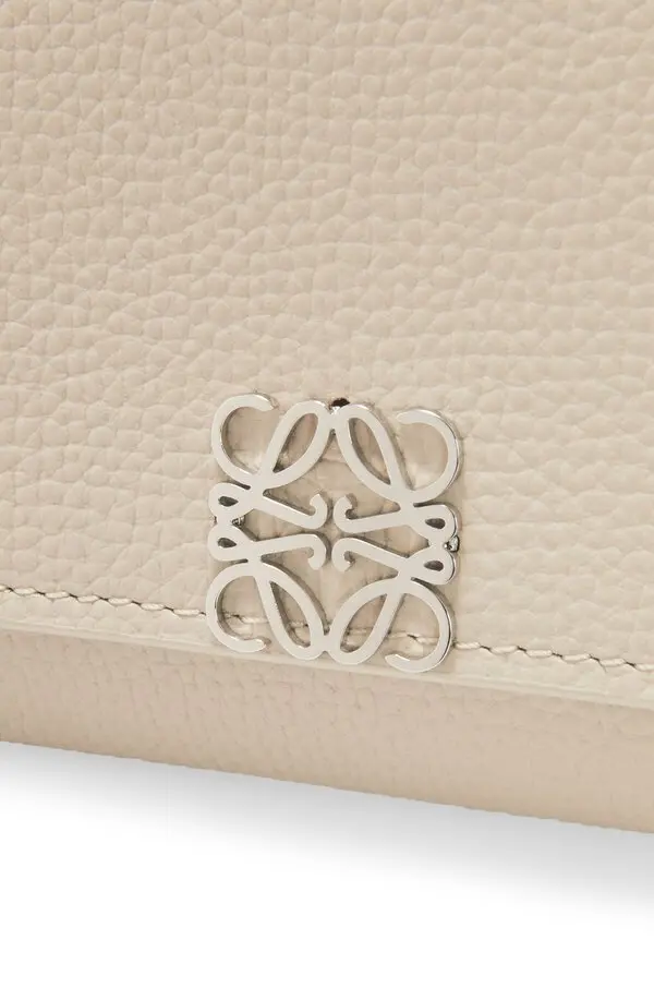 Loewe Continental Wallet In Pebble Grain Calf