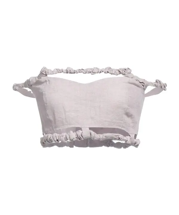 GANNI Deep Neckline Crop Top