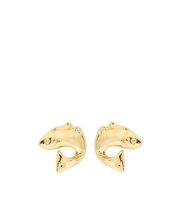 Jacquemus Fish-shaped Earrings - Yellow