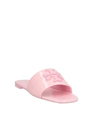 Tory Burch Patent Leather Logo Slippers