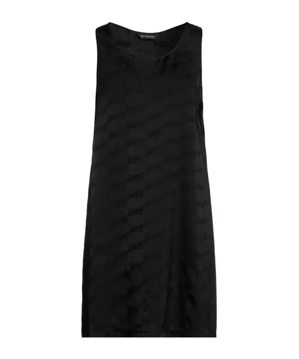 Balenciaga Logo Crew Neck Dress