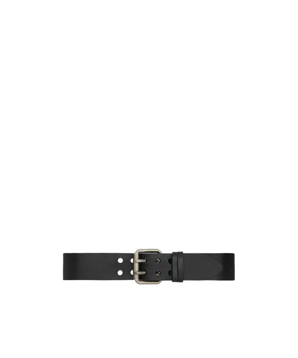 Saint Laurent Double-pin Buckle Belt - Black