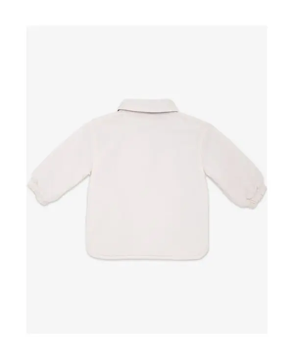 Fendi Pink Fleece And Ff Nylon Reversible Shirt Jacket