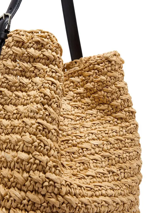 TOTEME Straw Handbag