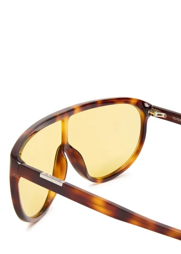 TOTEME Shield Aviator-style Sunglasses