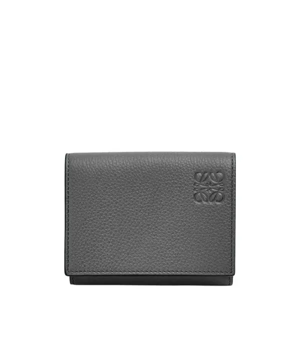 Loewe Trifold Wallet In Soft Grained Calfskin