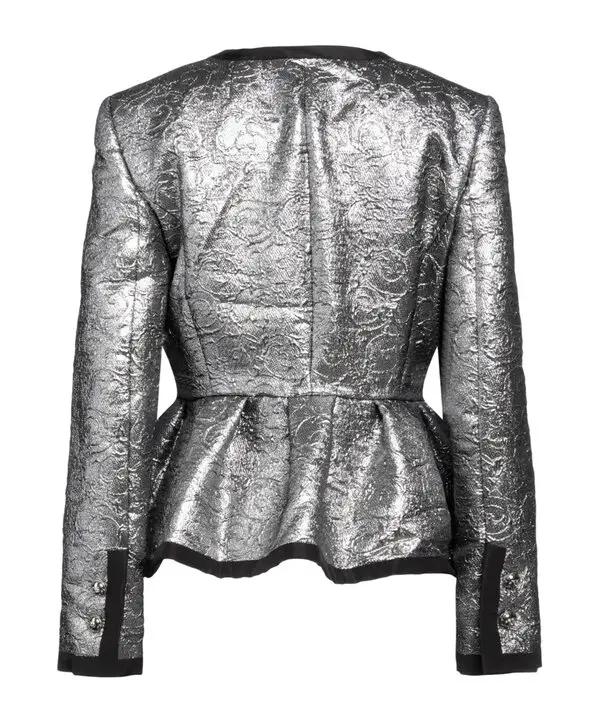 Dolce & Gabbana Two-tone Brocade Long Sleeve Blazer