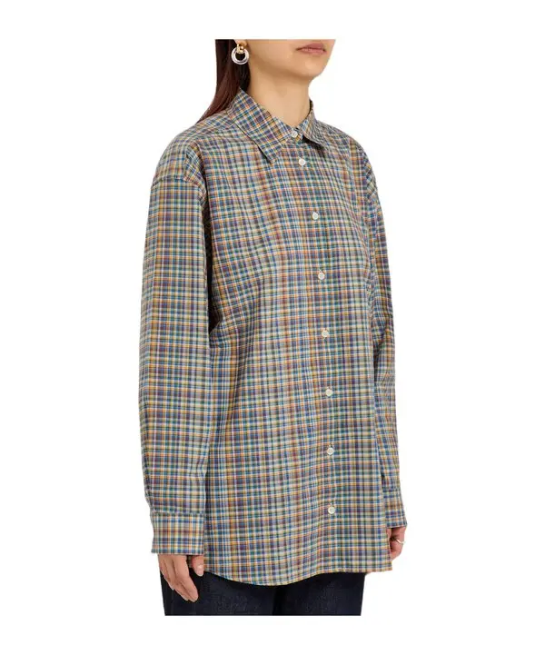 TOTEME Checked Cotton-poplin Shirt