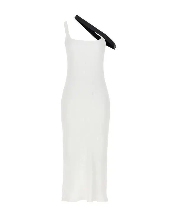 COURREGES Courrèges Strap Detailed Midi Dress