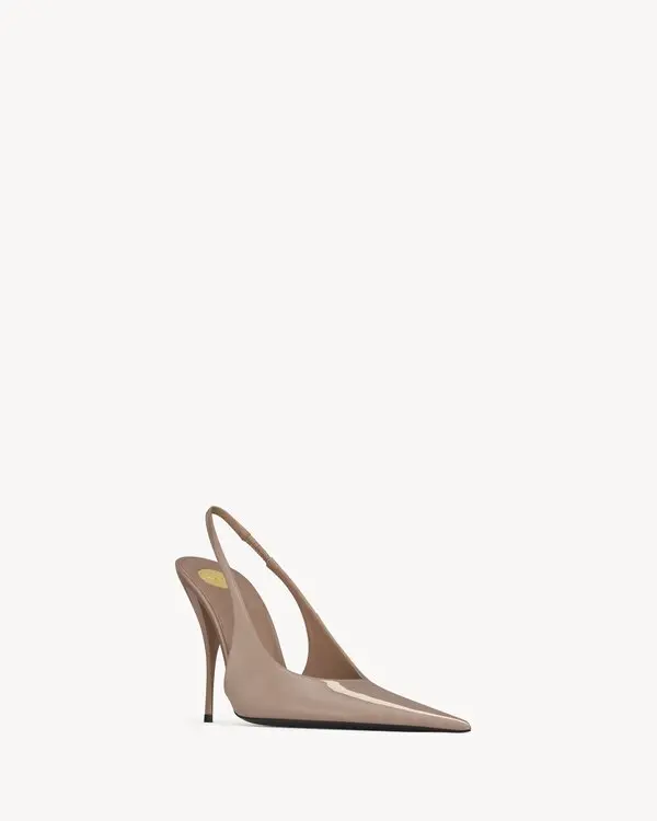 Saint Laurent Open-toe High-heeled Slingback Sandals