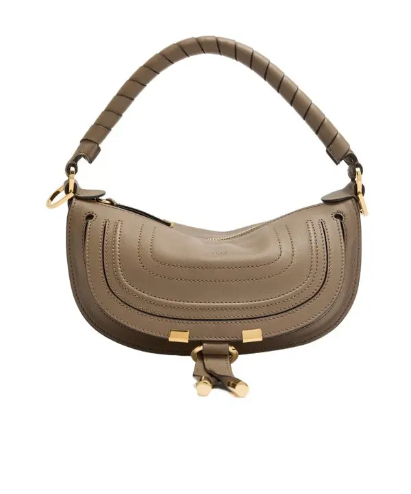 Chloé Simple Leather Shoulder Backpack - Brown