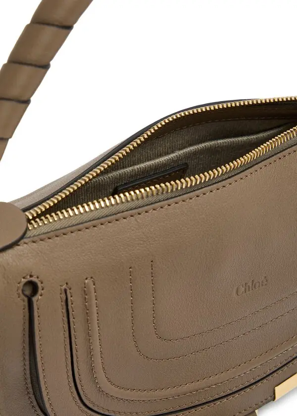 Chloé Simple Leather Shoulder Backpack - Brown